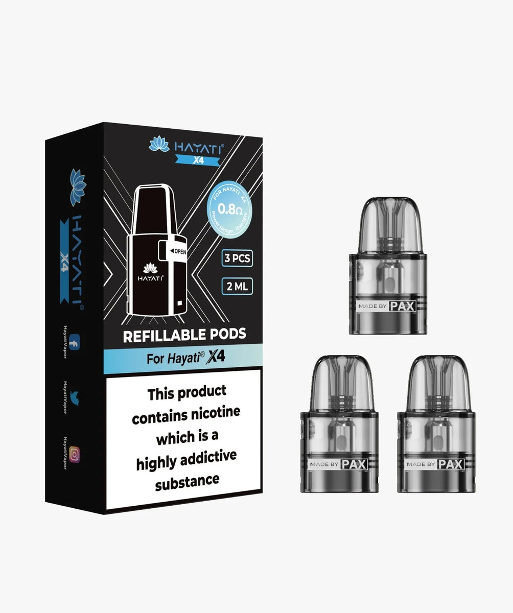 Hayati X4 Replacement Pods | Vape Puff Disposable